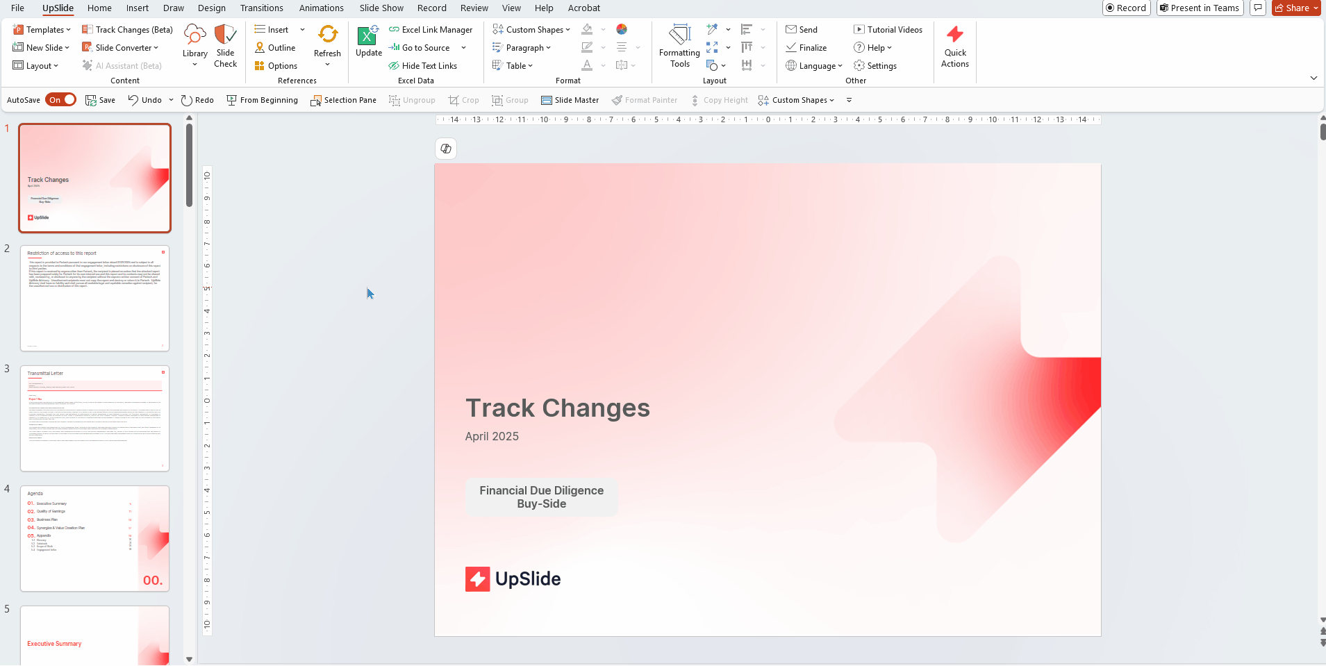 How to use Track Changes in PowerPoint – UpSlide Help & Support