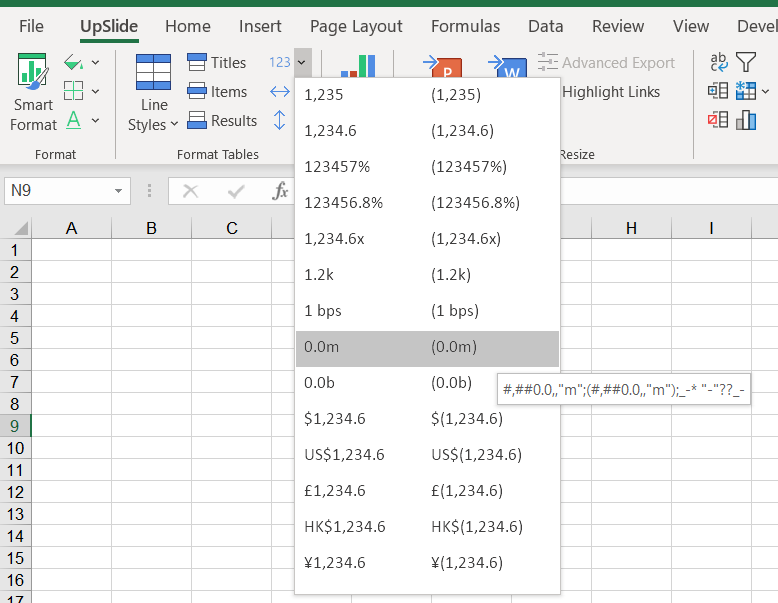 Applying branded formatting to tables and charts in Excel – UpSlide ...