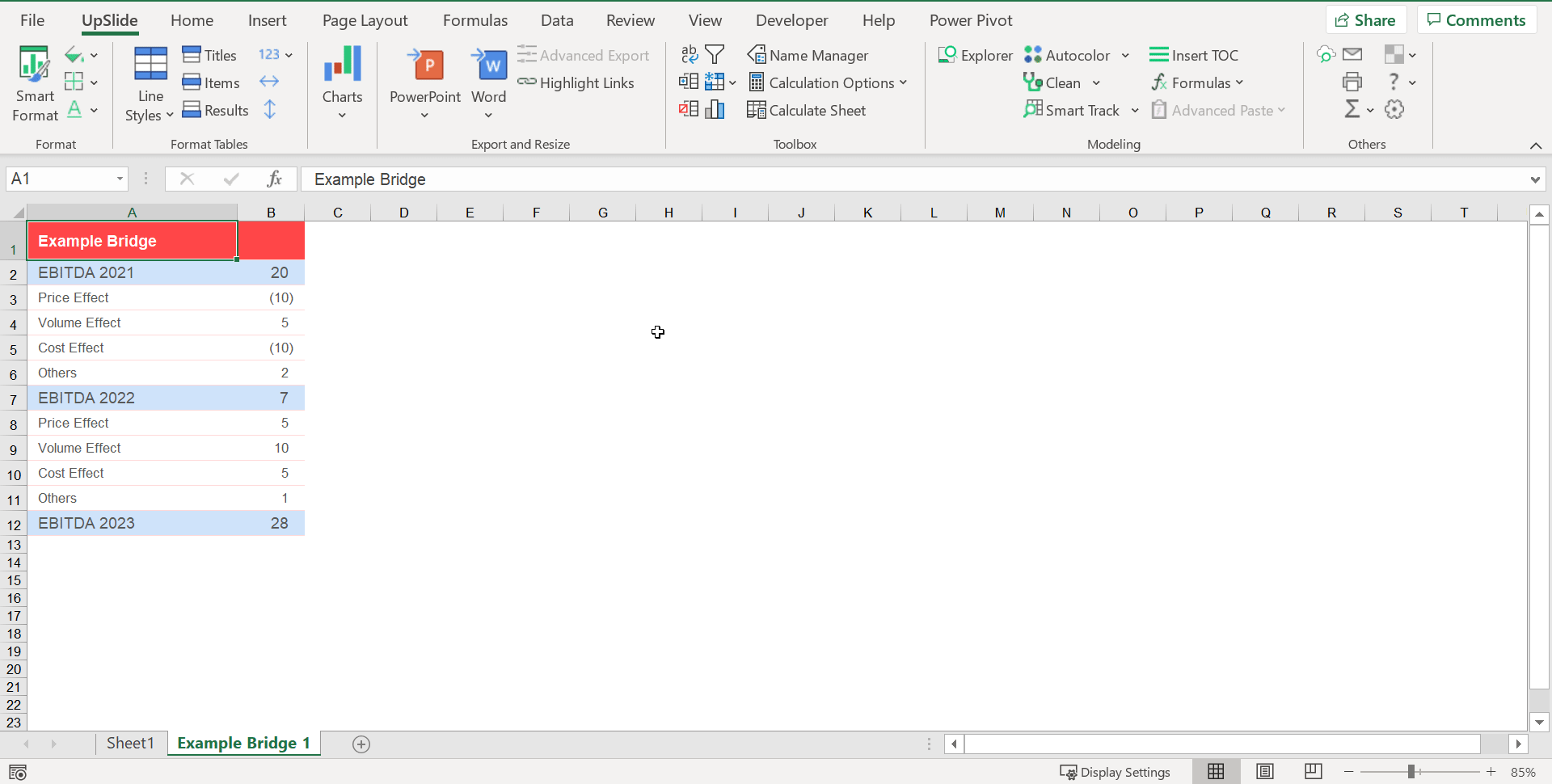 How to create a stacked waterfall and Marimekko chart in Excel ...