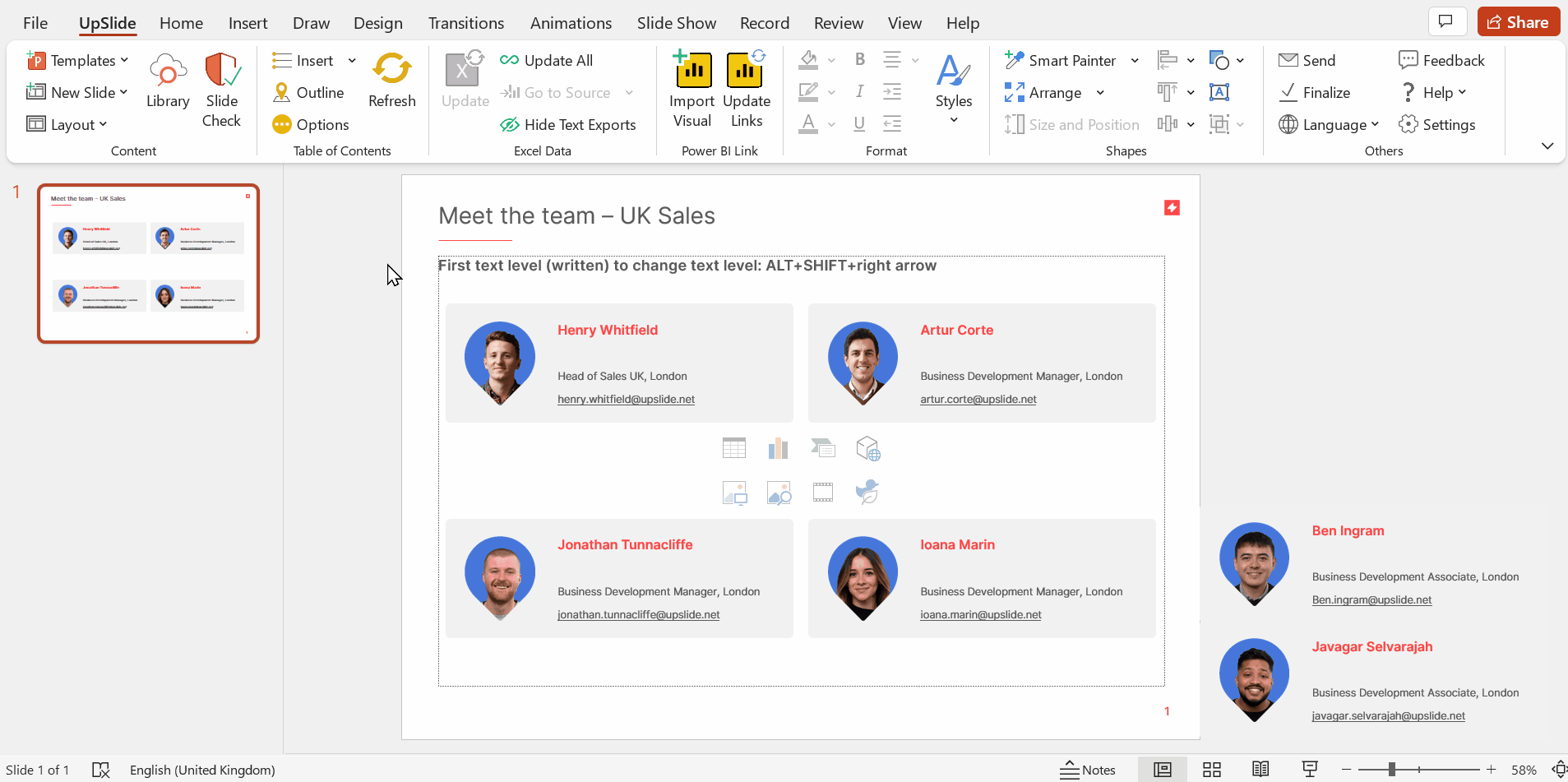 Arranging Shapes On Or Across Slides Quickly UpSlide Help Support