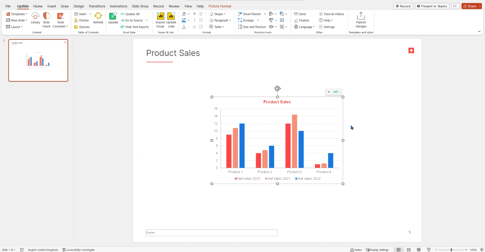 How to export charts, tables and text from Excel to PowerPoint ...